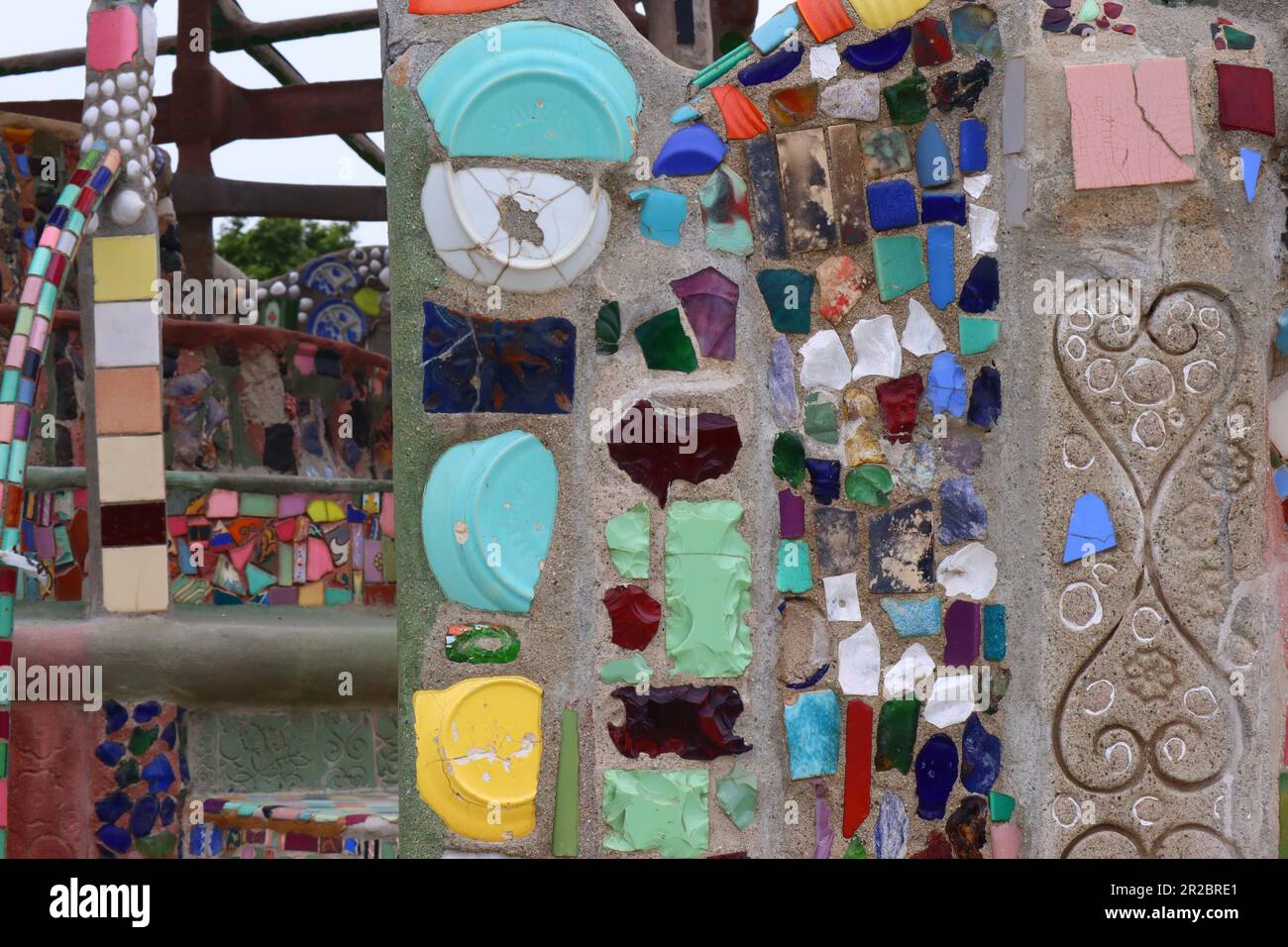 Los Angeles, California: WATTS TOWERS by Simon Rodia, architectural ...
