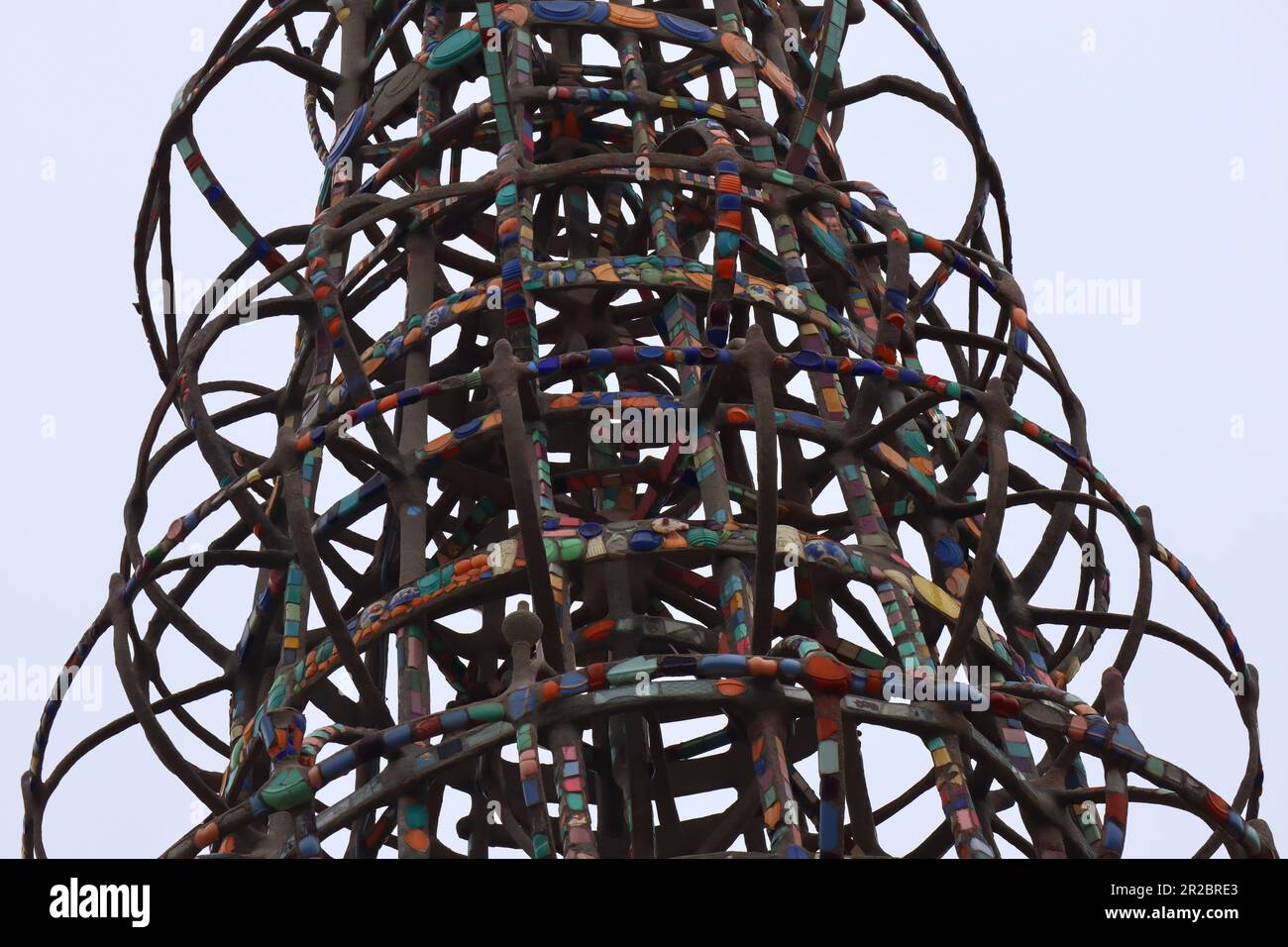 Los Angeles, California: WATTS TOWERS by Simon Rodia, architectural ...