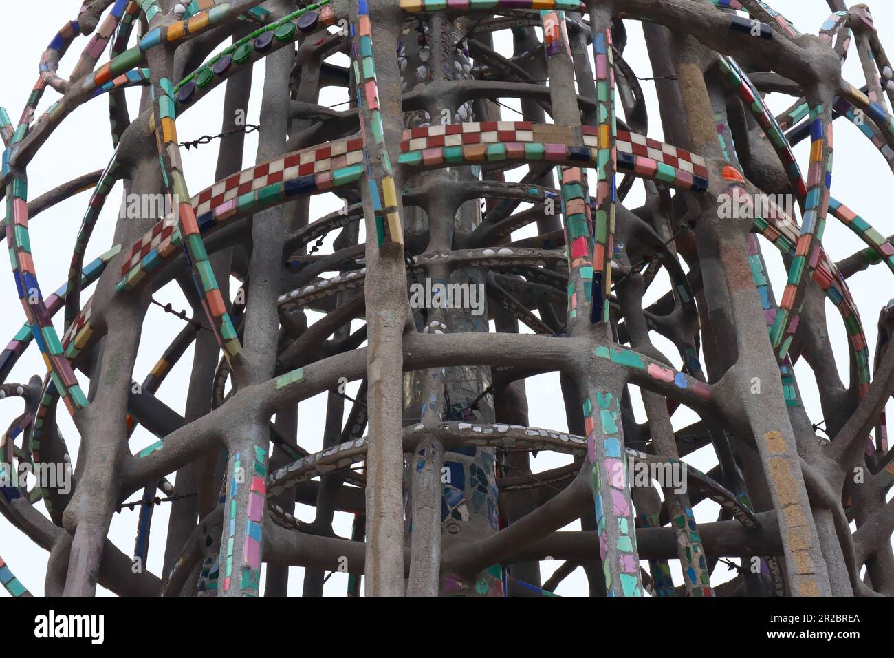 Los Angeles, California: WATTS TOWERS by Simon Rodia, architectural ...