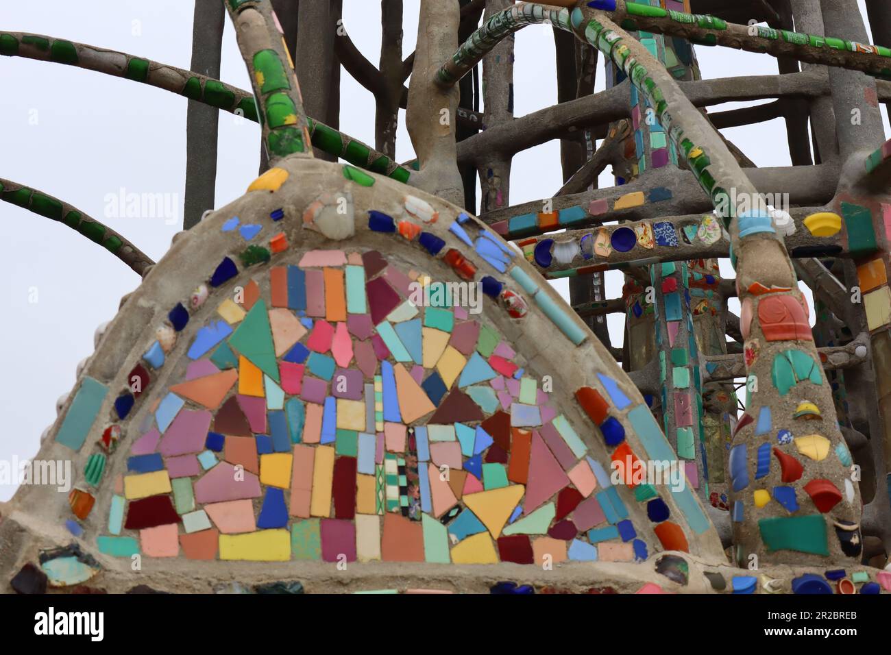 Los Angeles, California: WATTS TOWERS by Simon Rodia, architectural ...