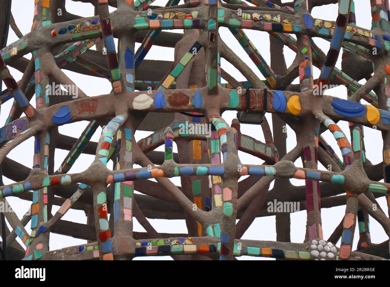 Los Angeles, California: WATTS TOWERS by Simon Rodia, architectural ...