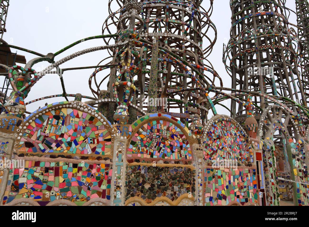 Los Angeles, California: WATTS TOWERS by Simon Rodia, architectural ...