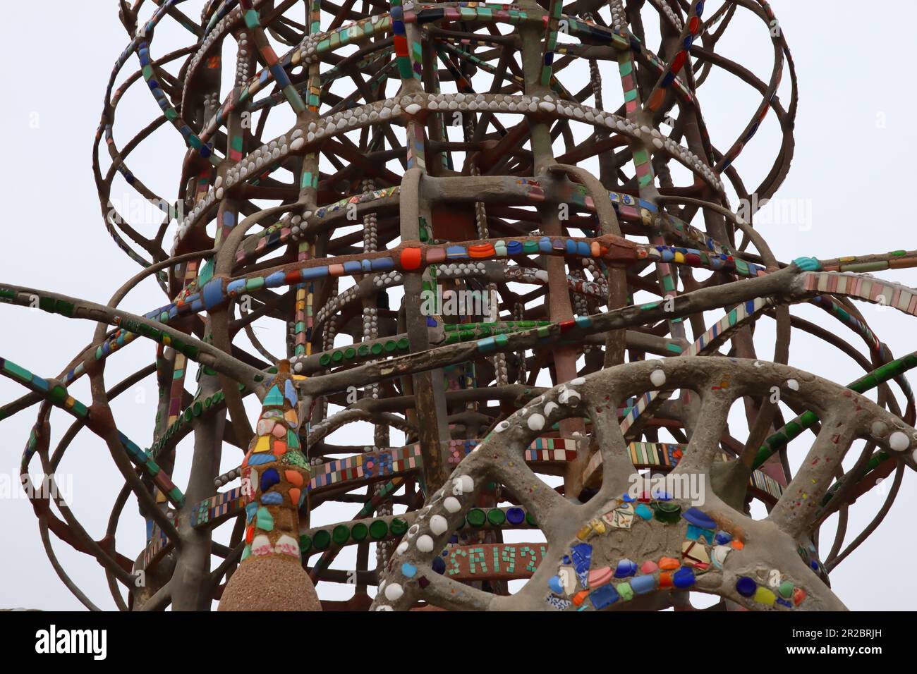 Los Angeles, California: WATTS TOWERS by Simon Rodia, architectural ...