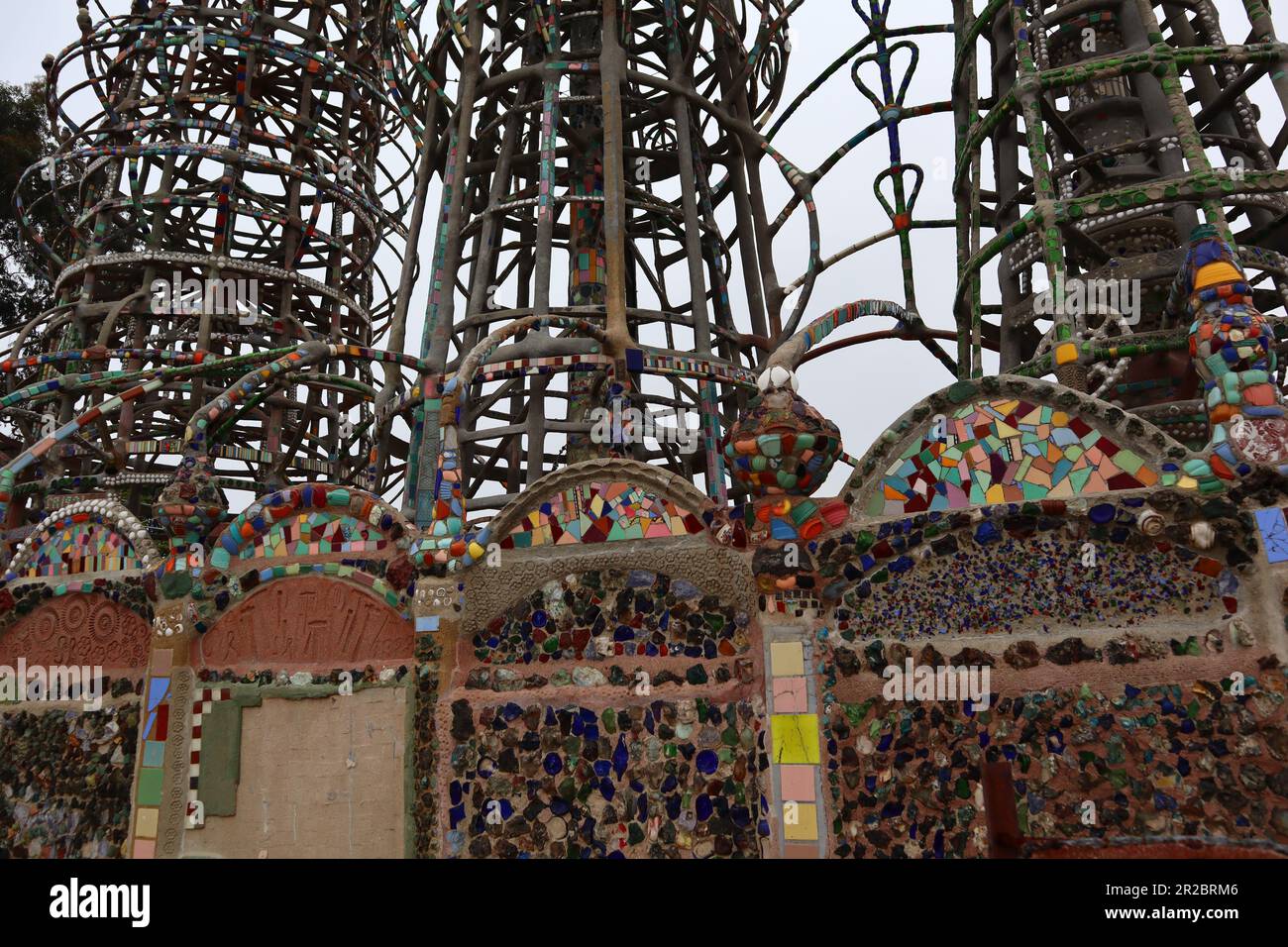 Los Angeles, California: WATTS TOWERS by Simon Rodia, architectural ...