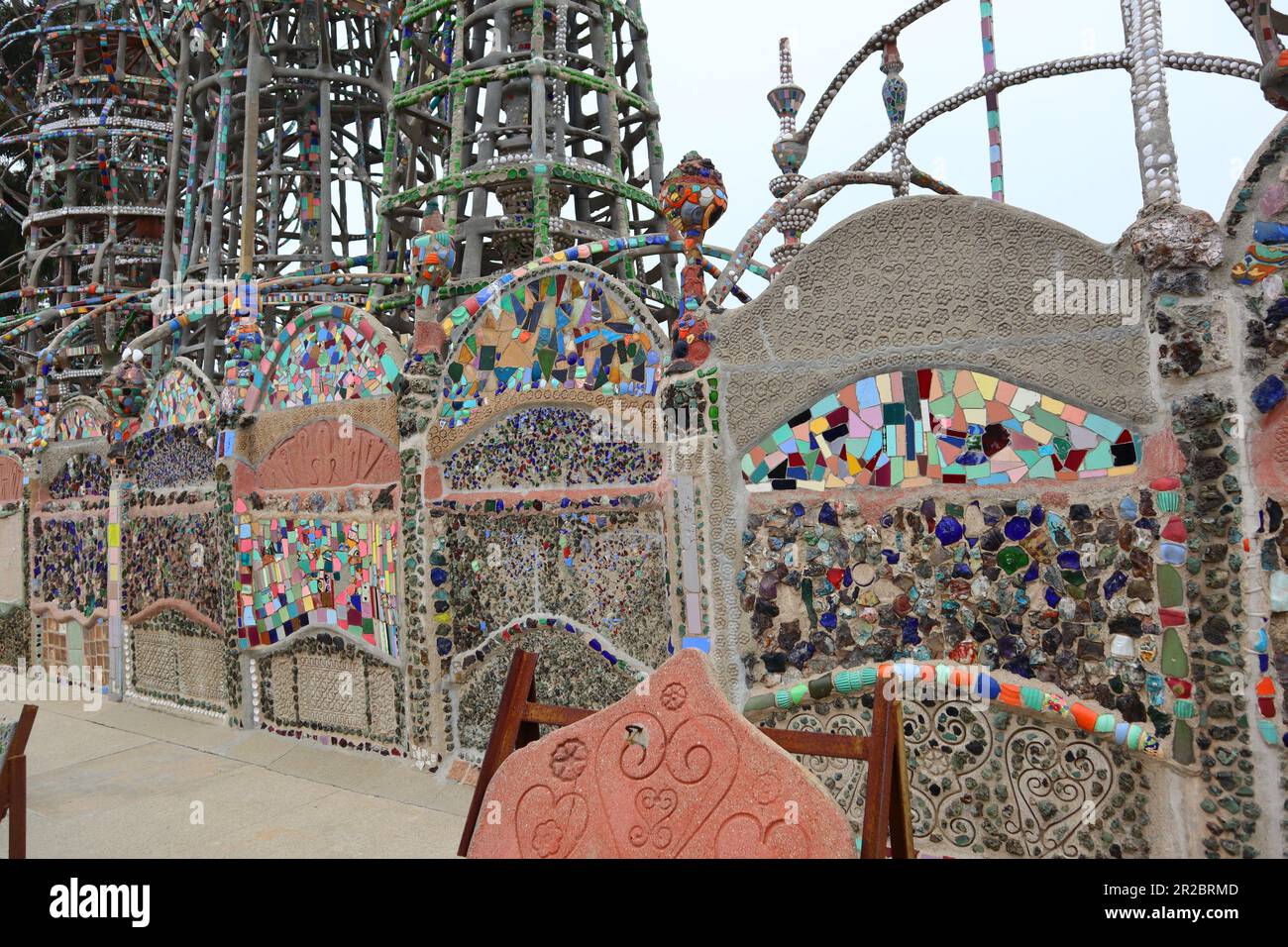Los Angeles, California: WATTS TOWERS by Simon Rodia, architectural ...
