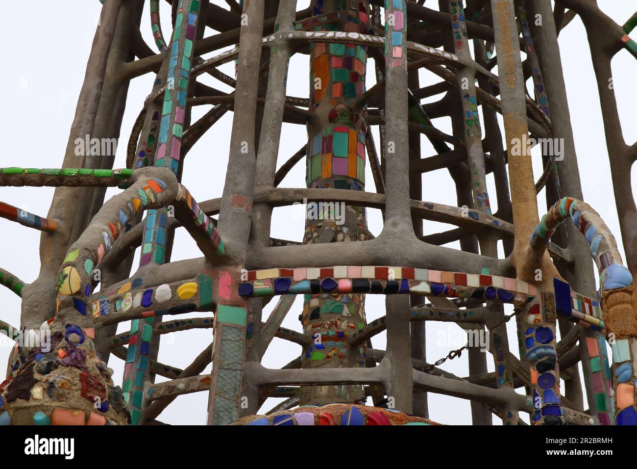 Los Angeles, California: WATTS TOWERS by Simon Rodia, architectural ...