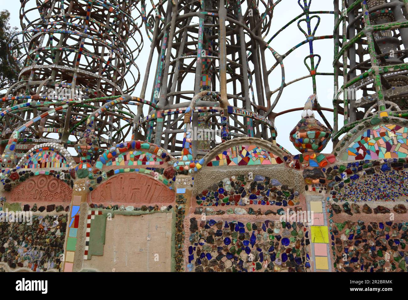 Los Angeles, California: WATTS TOWERS by Simon Rodia, architectural ...