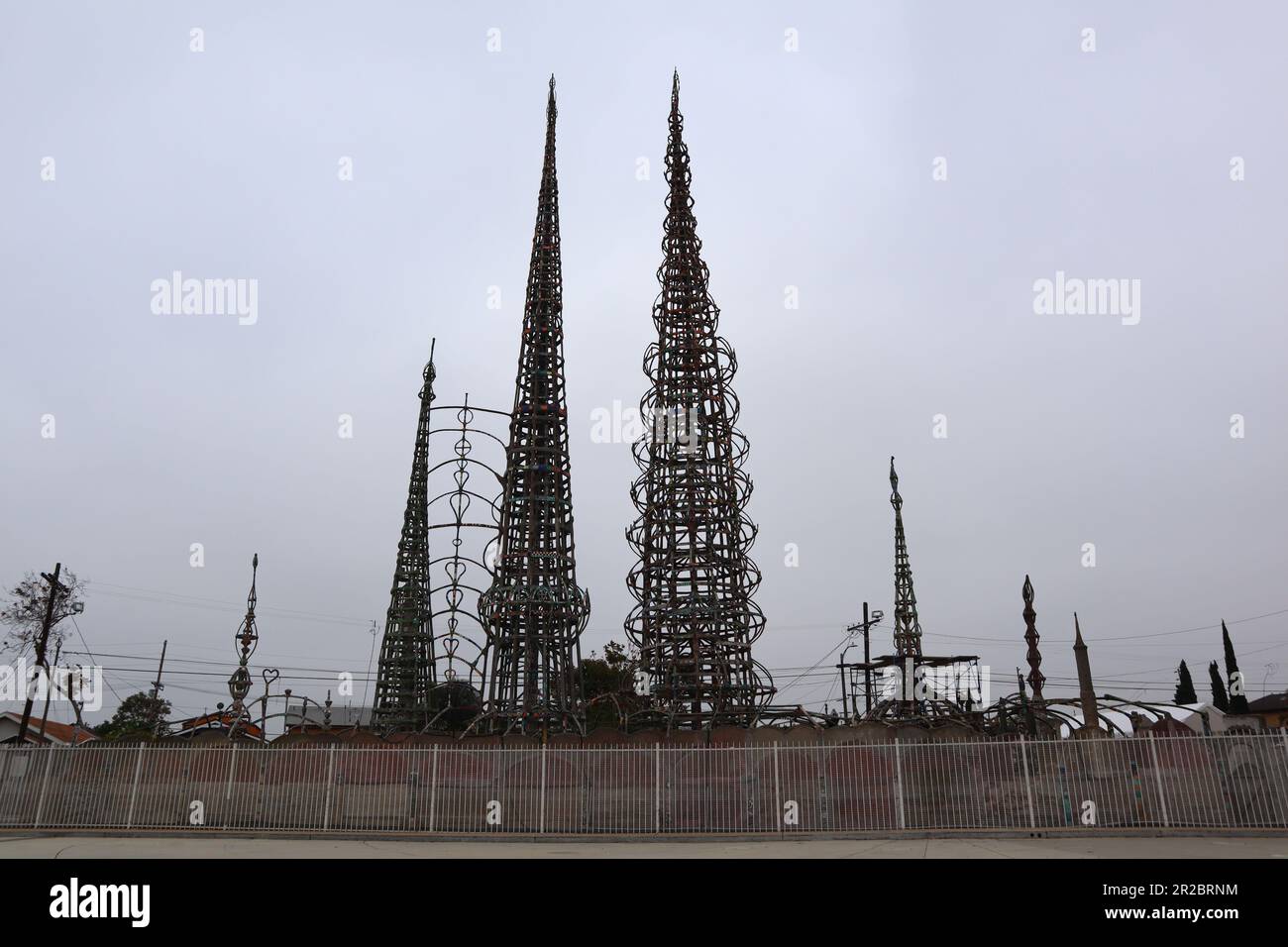 Los Angeles, California: WATTS TOWERS by Simon Rodia, architectural ...