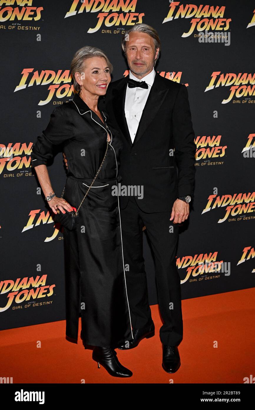 Cannes, France. 18th May, 2023. Hanne Jacobsen, Mads Mikkelsen ...