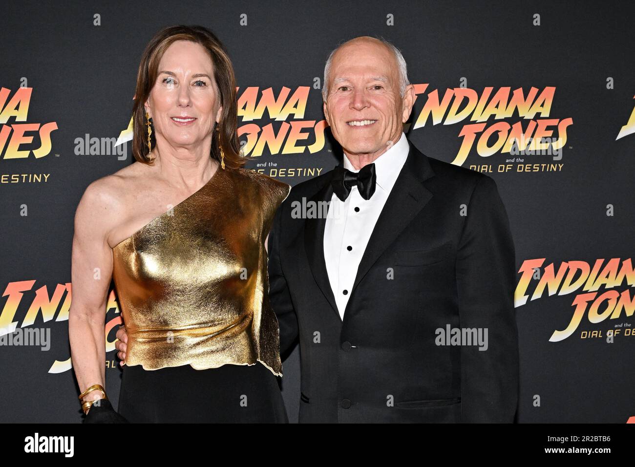 Cannes, France. 18th May, 2023. Kathleen Kennedy, Frank Marshall ...