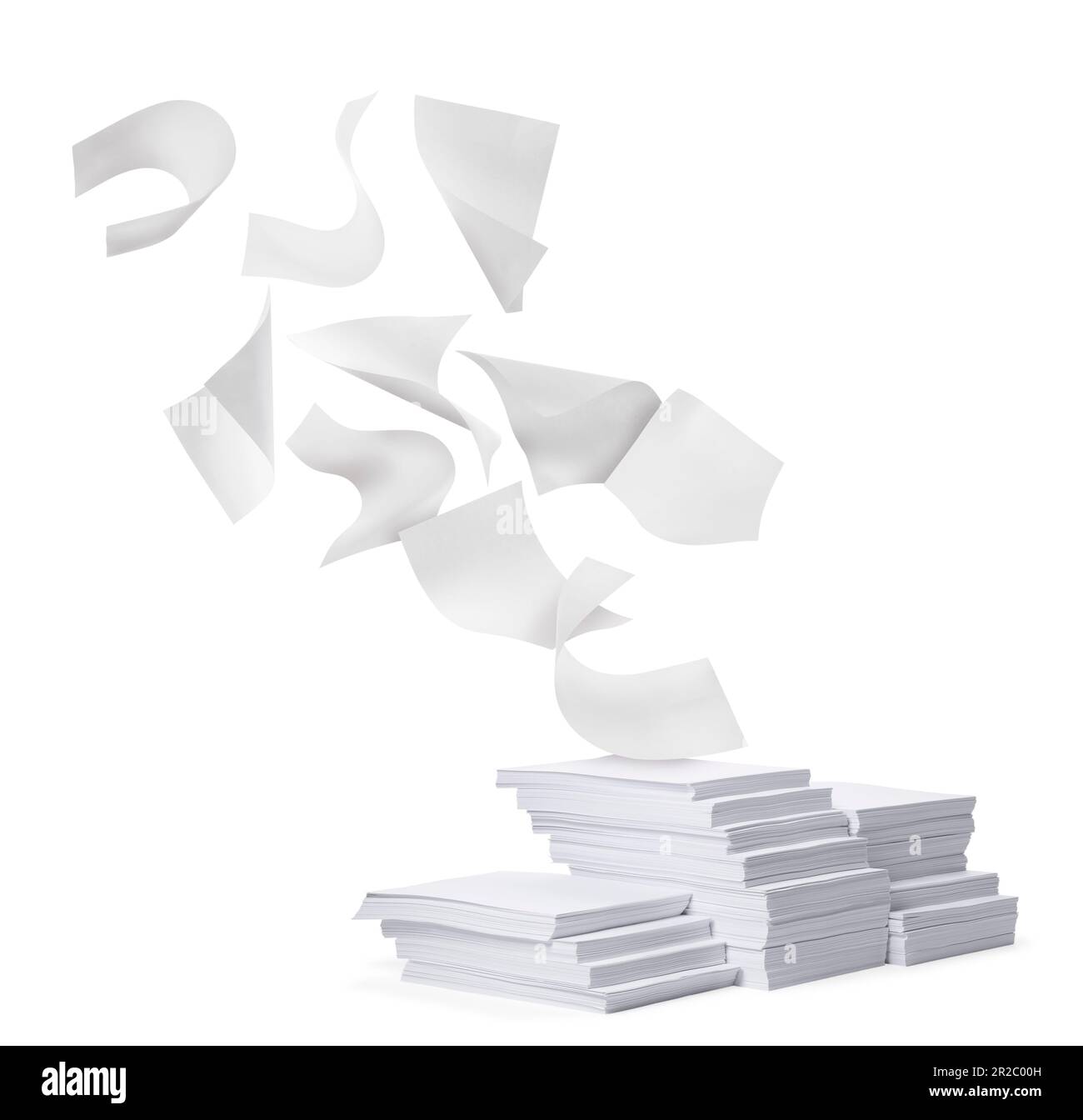 Flying paper sheets hi-res stock photography and images - Alamy