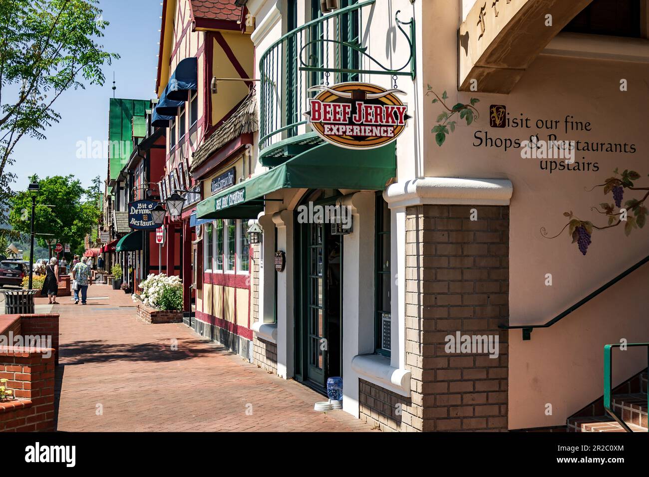 Solvang California tourist town Stock Photo - Alamy