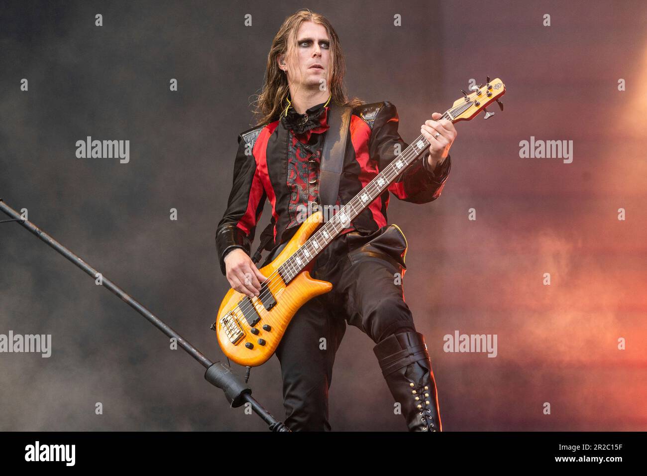 Henrik Sandelin of Avatar performs at the Welcome To Rockville Music ...