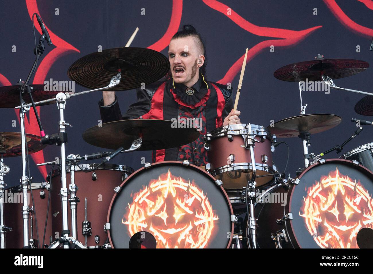 John Alfredsson of Avatar performs at the Welcome To Rockville Music ...