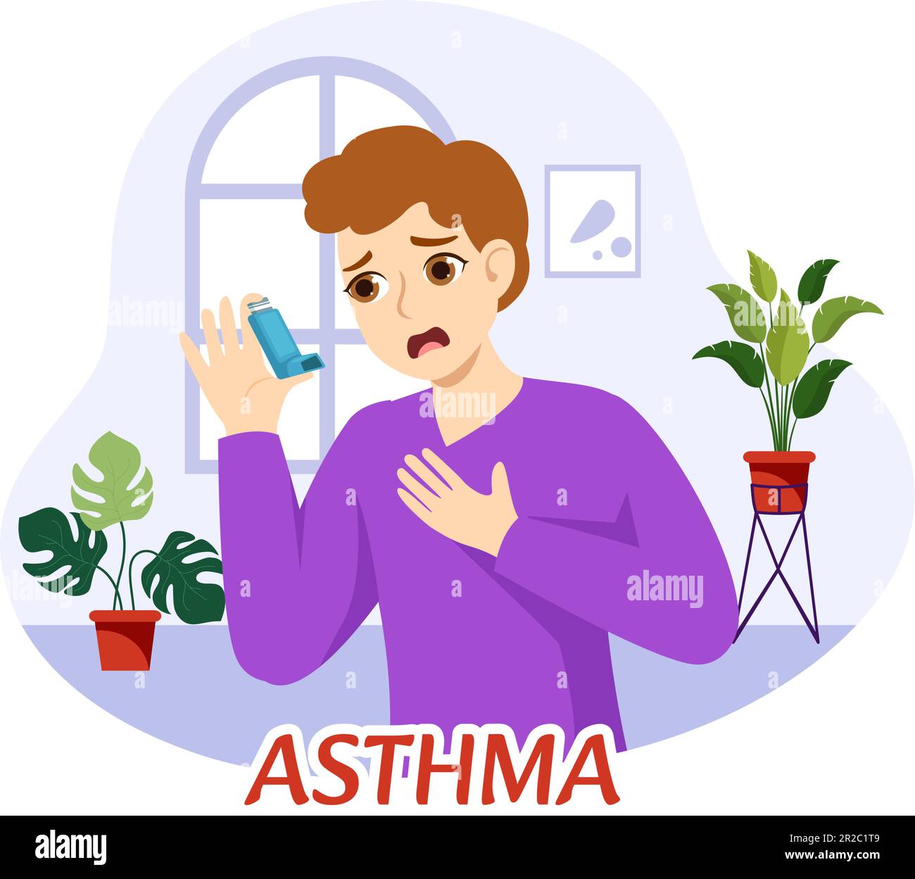 Asthma Cartoon