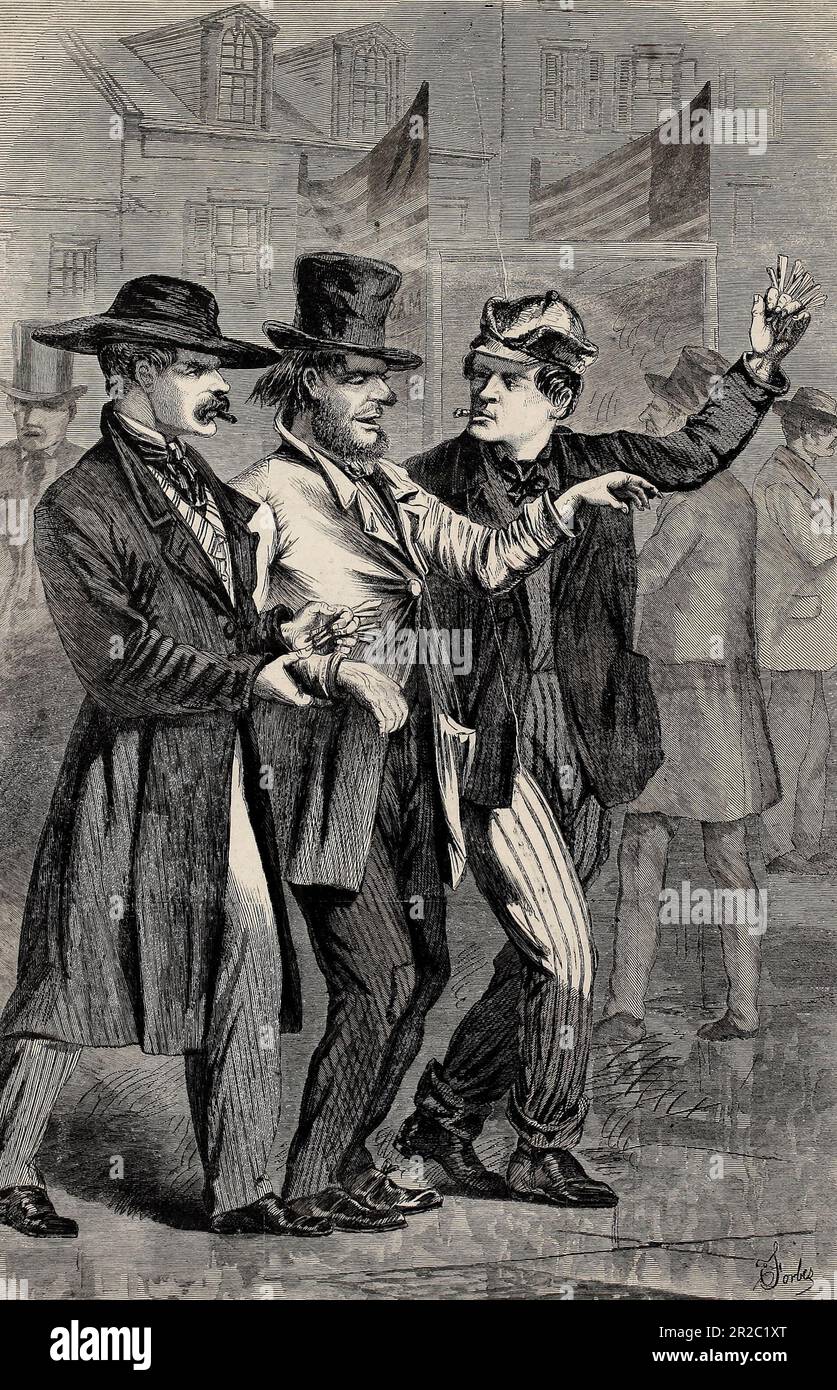 The Presidential Election of 1864 - Scene at the Polls in New York - A ...