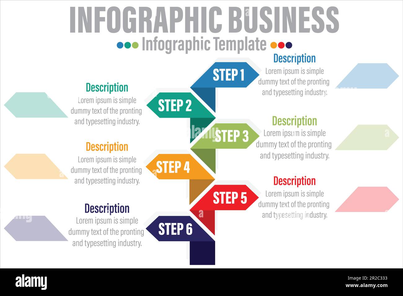 Startup project steps infographics Cut Out Stock Images & Pictures - Alamy