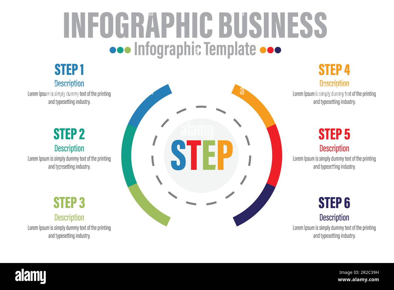 Vector circle infographic, cycle diagram, graph, presentation chart ...