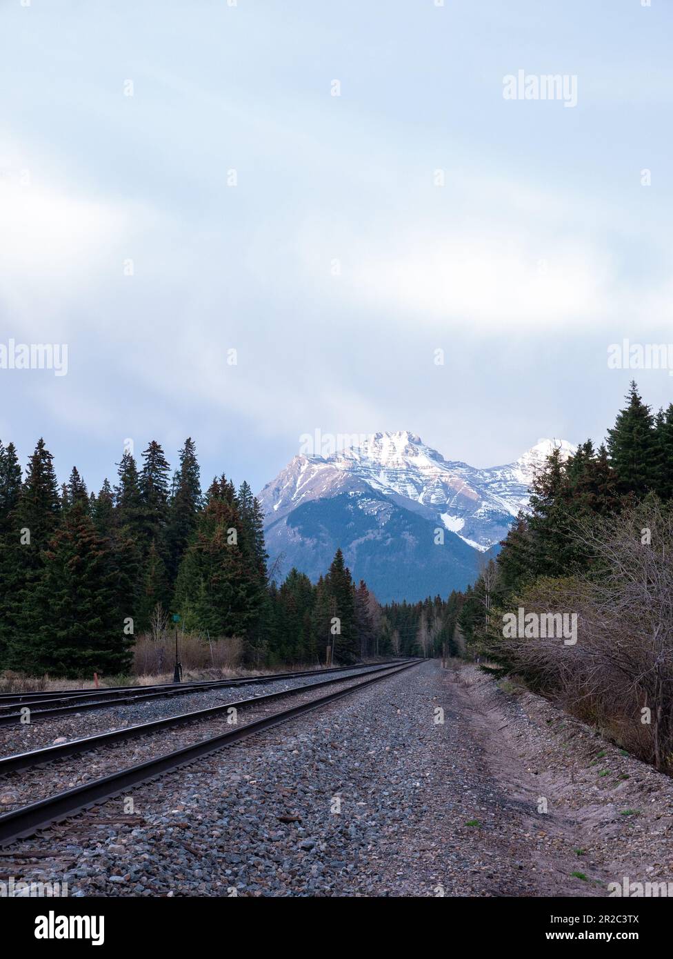 railroad, jasper, alberta, canada Stock Photo - Alamy