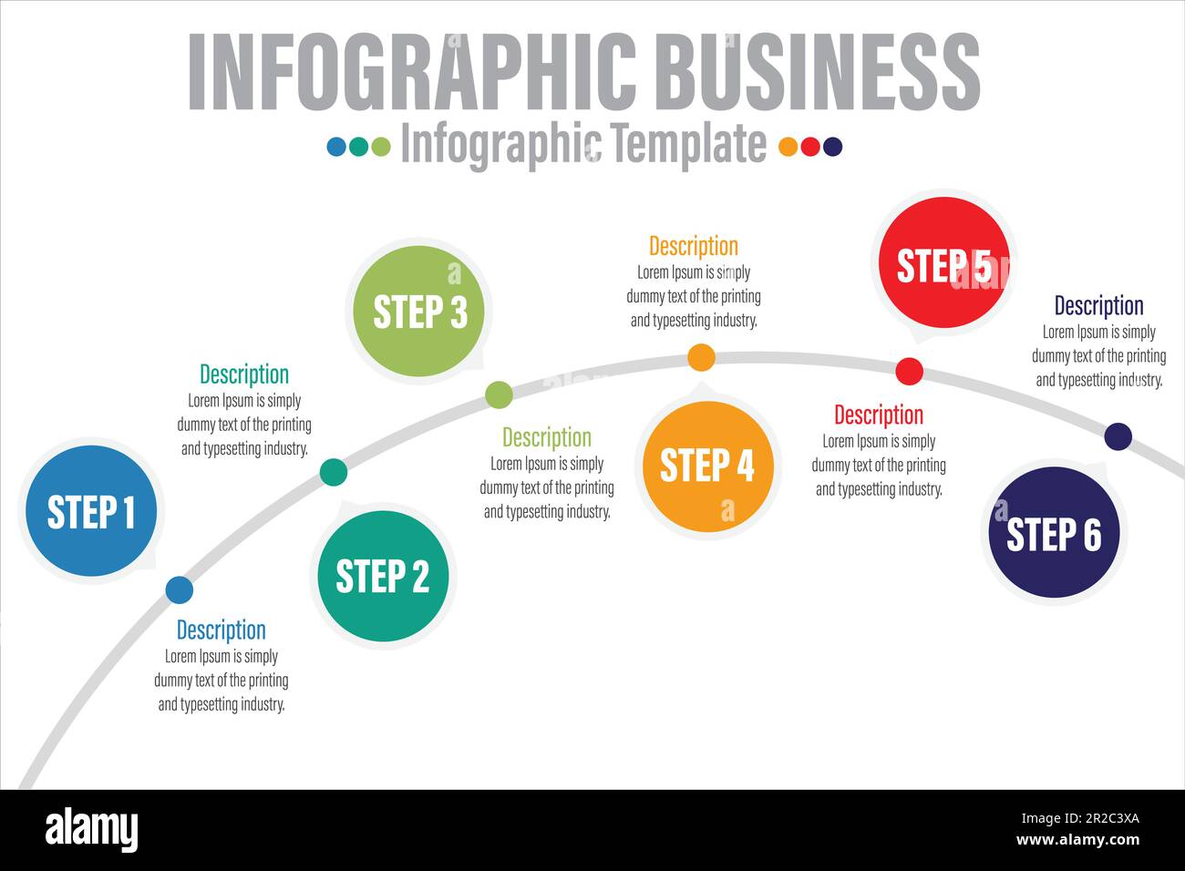 6 Steps modern Timeline diagram calendar with Yearly and pip ... 6 Steps modern Timeline diagram calendar with Yearly and pip ...