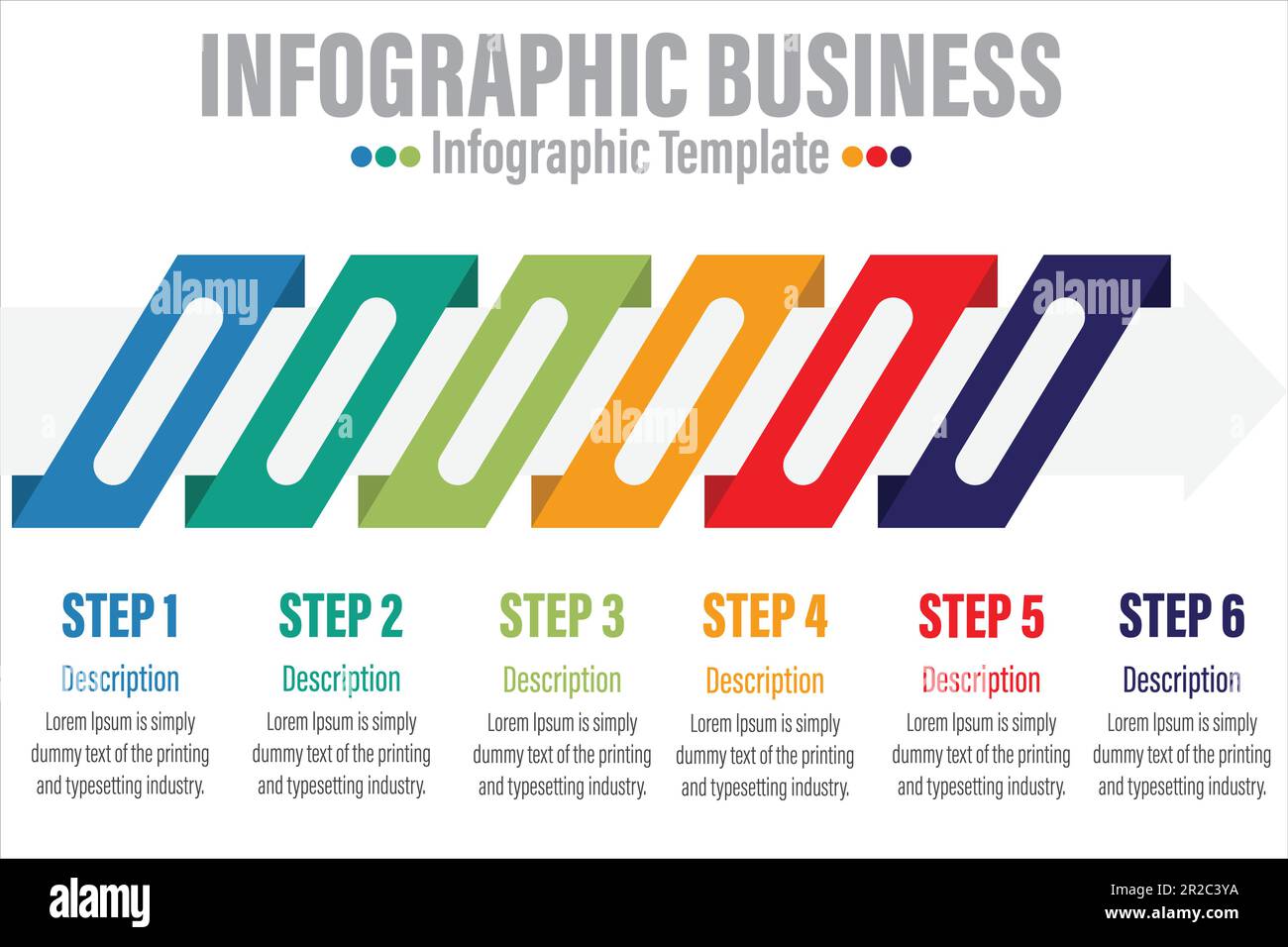 infographics number options template with steps, with 6 Steps, Six 6 ...