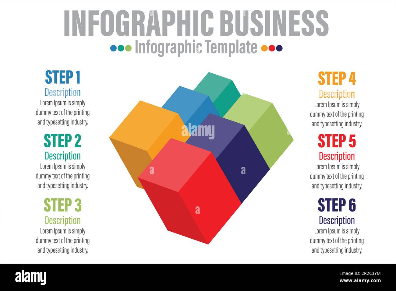 Isometric timeline infographic Cut Out Stock Images & Pictures - Alamy