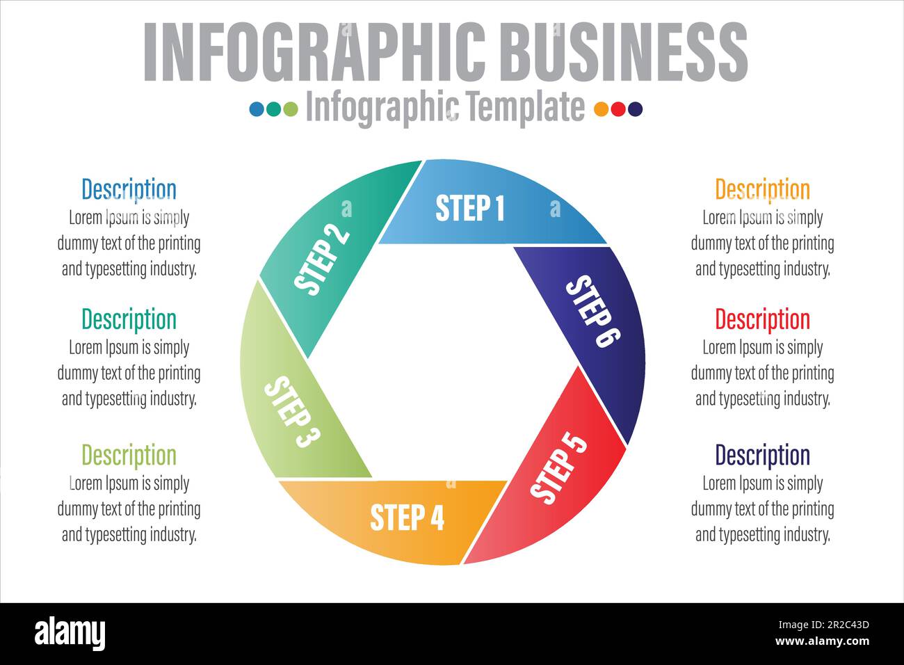 Vector circle infographics set. Template for diagram, graph ...