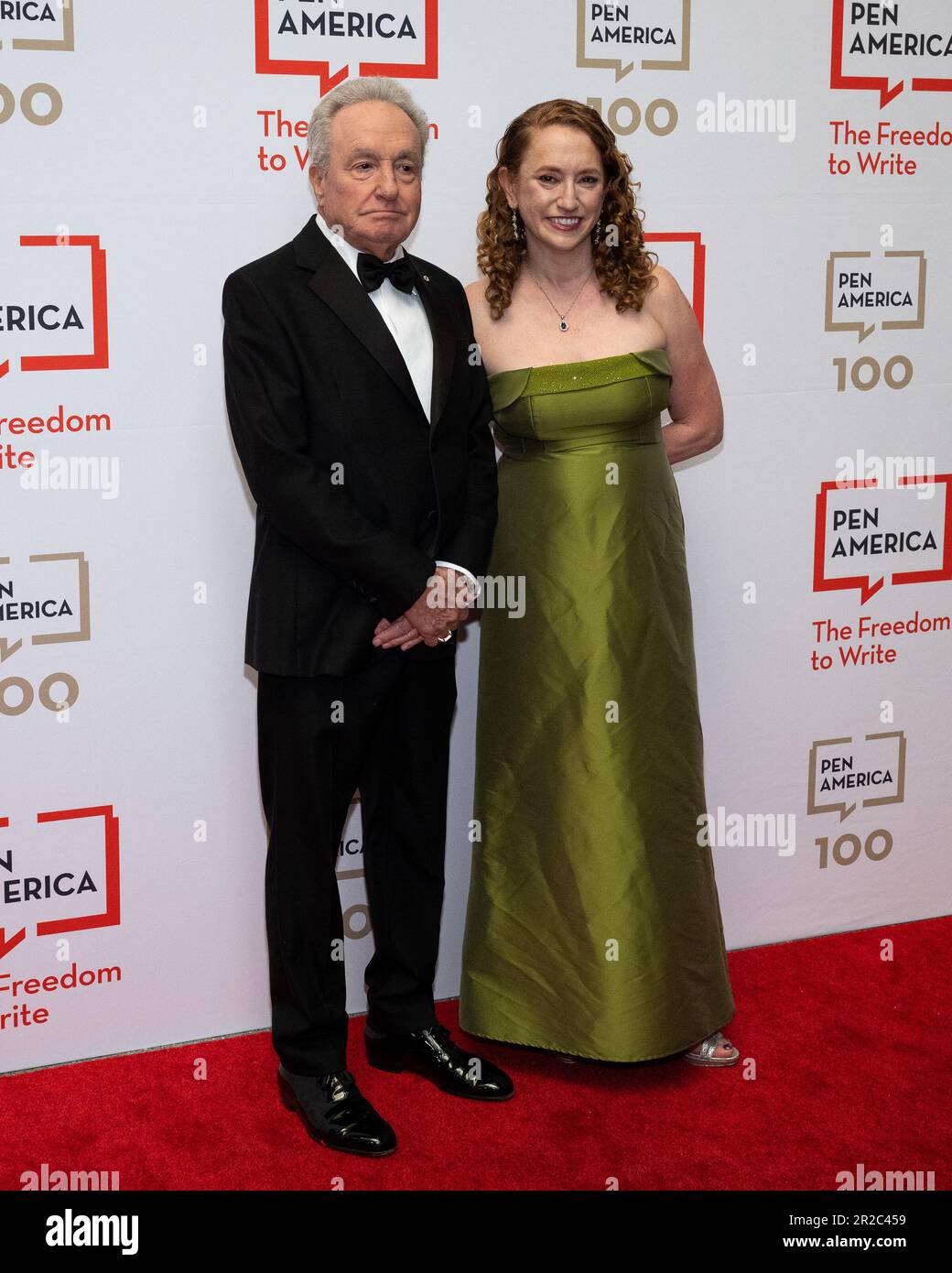 New York, USA. 18th May, 2023. Lorne Michaels and PEN Awards CEO ...