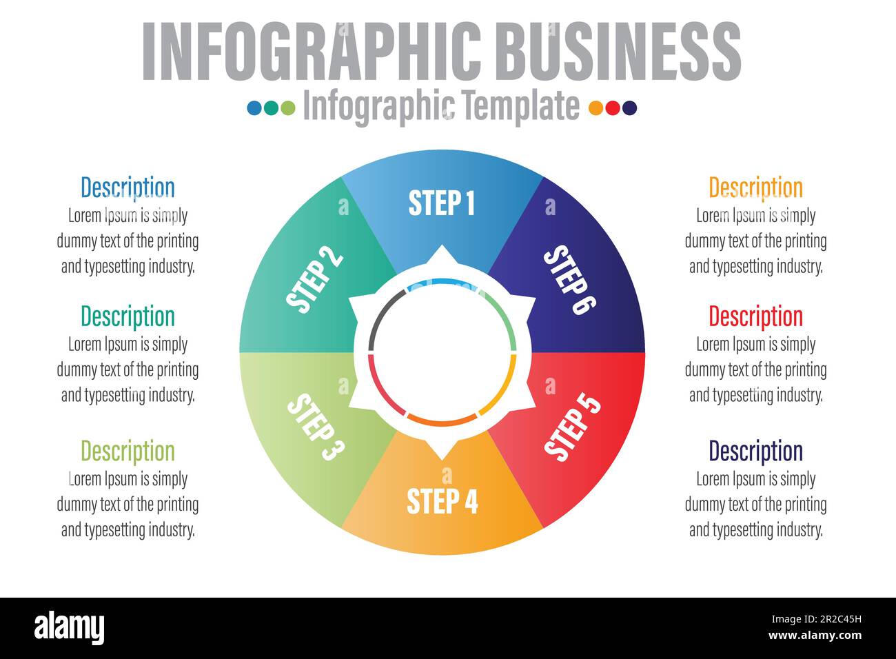Vector circle infographics set. Template for diagram, graph ...
