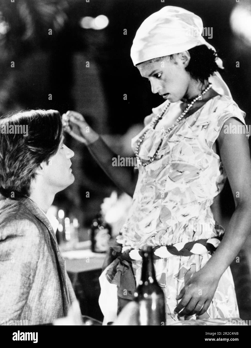 Bill Pullman, Cathy Tyson, on-set of the Film, "The Serpent And The ...