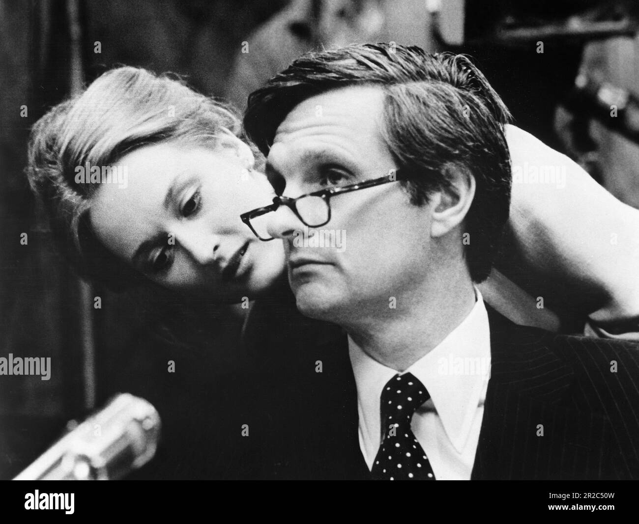 Meryl Streep, Alan Alda, on-set of the Film, "The Seduction of Joe Tynan", Universal Pictures ...