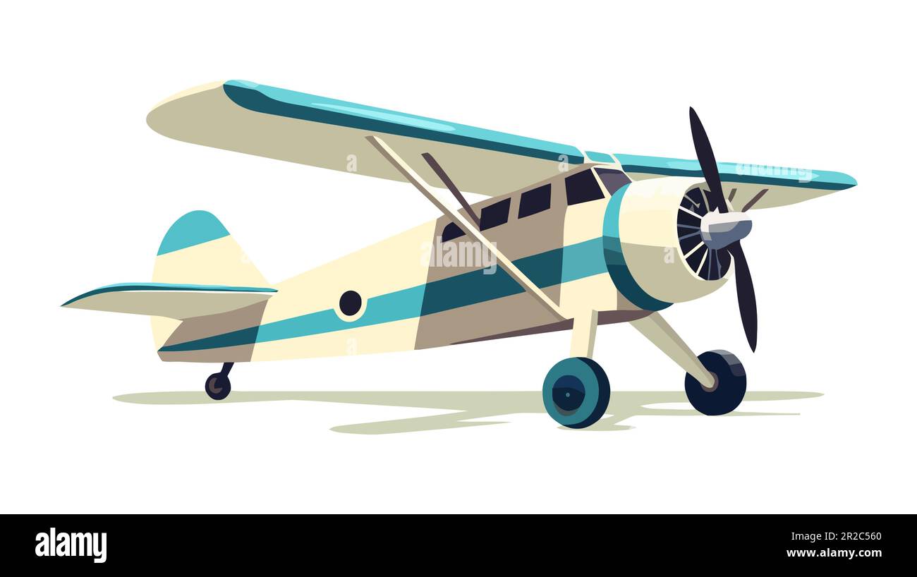 Plane vector illustration isolated on white background Stock Vector ...