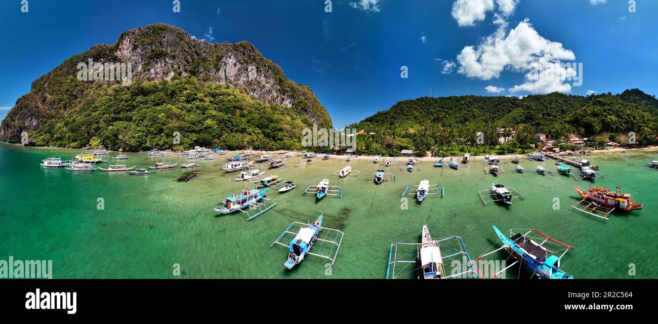 Corong Corong beach, El Nido area, Palawan, Philippines Stock Photo - Alamy