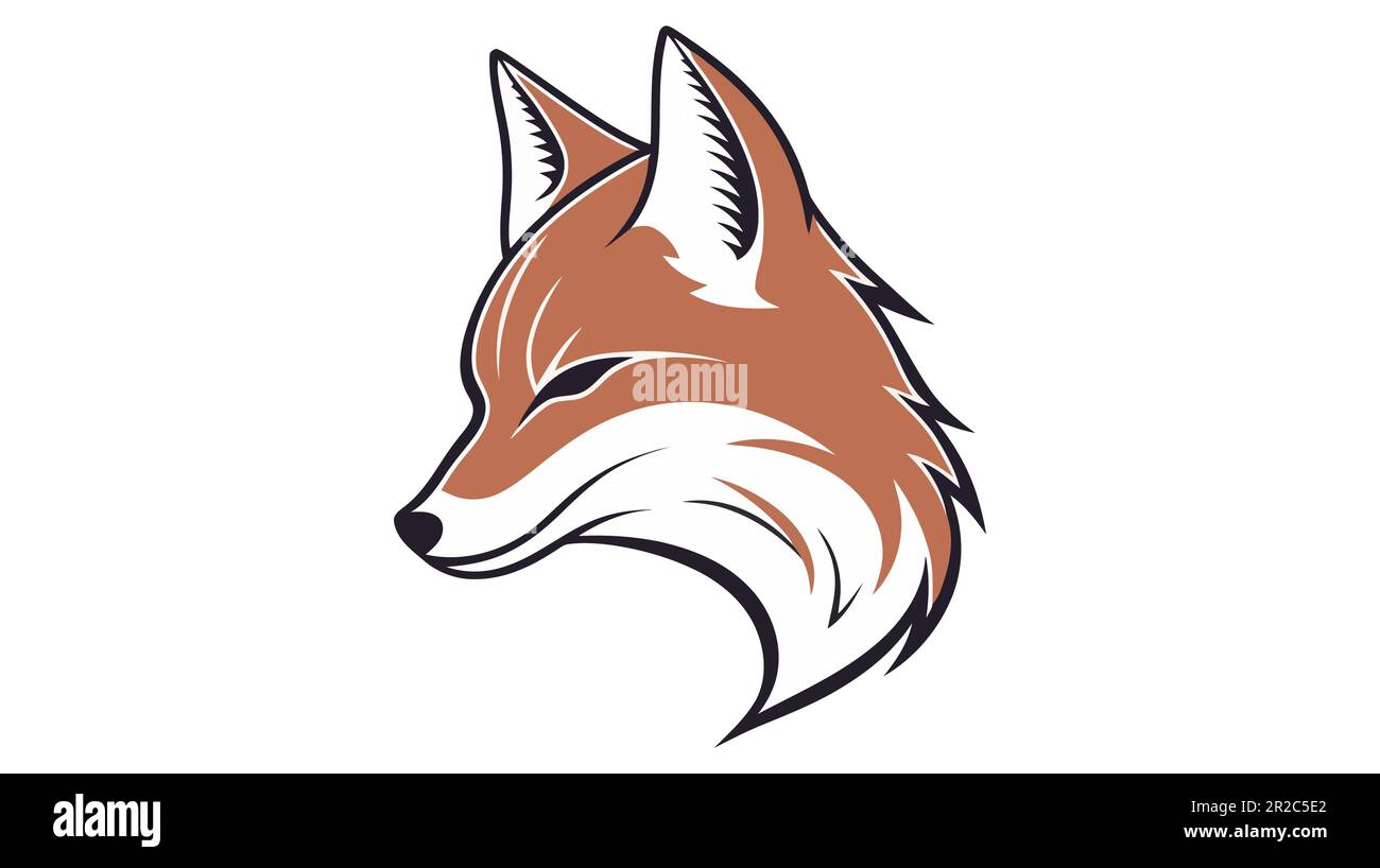 Fox mascot logo vector hi-res stock photography and images - Alamy