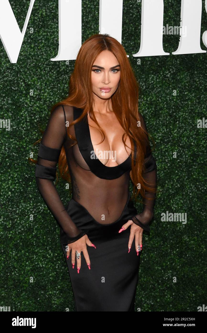 New York, USA. 18th May, 2023. Megan Fox walking the red carpet at the 2023 Sports Illustrated ...