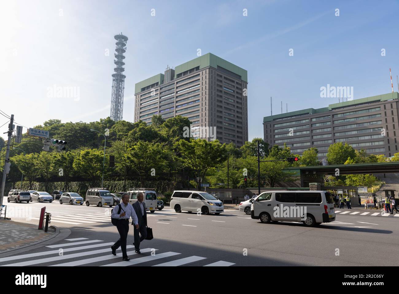 Tokyo, Japan. 18th May, 2023. Japanese Ministry of Defense in Tokyo ...