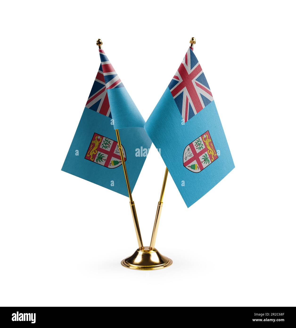 Small national flags of the Fiji on a white background Stock Photo - Alamy