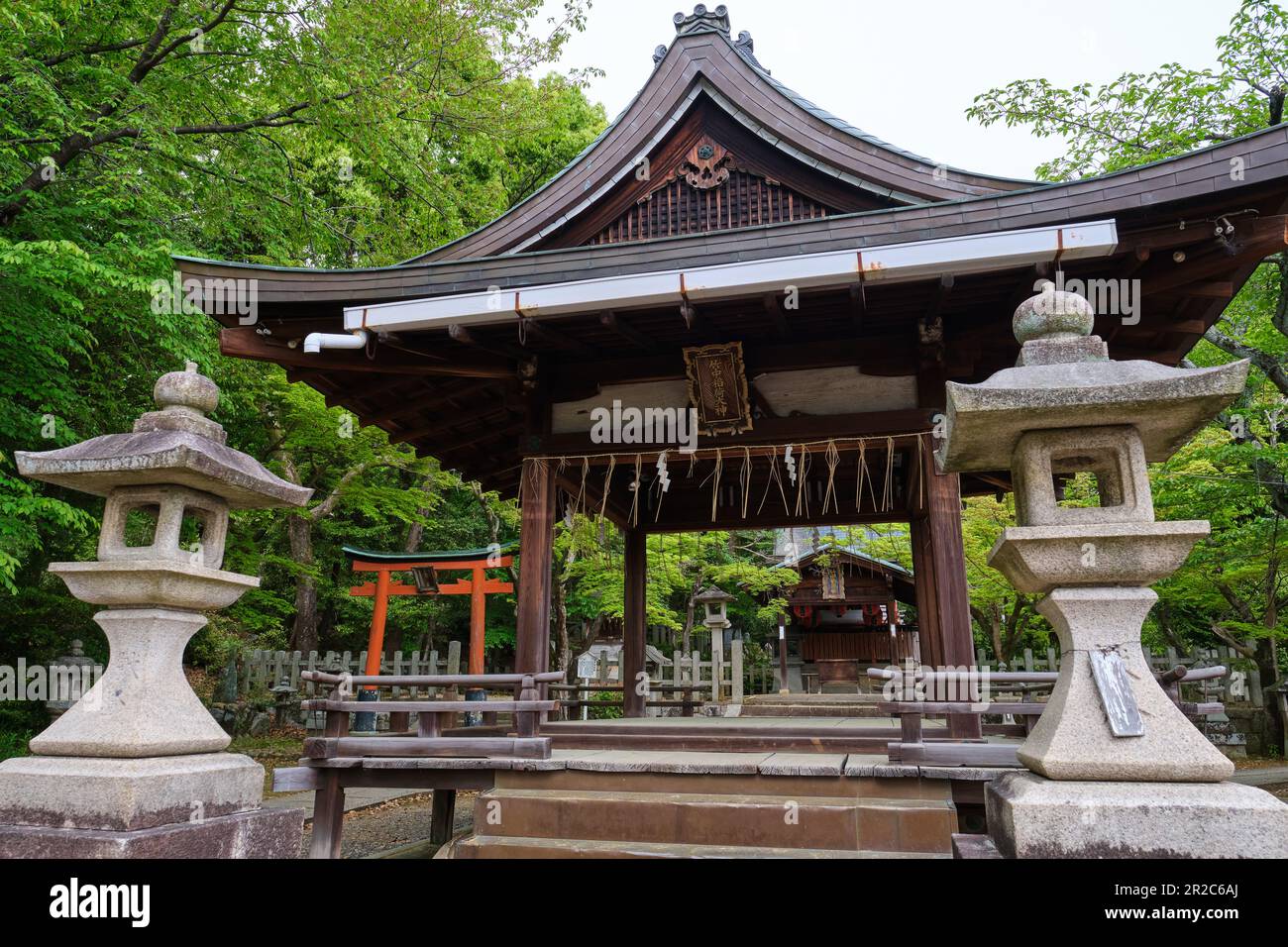Takenaka Inari Shinto Shrine in Kyoto, Japan Stock Photo - Alamy