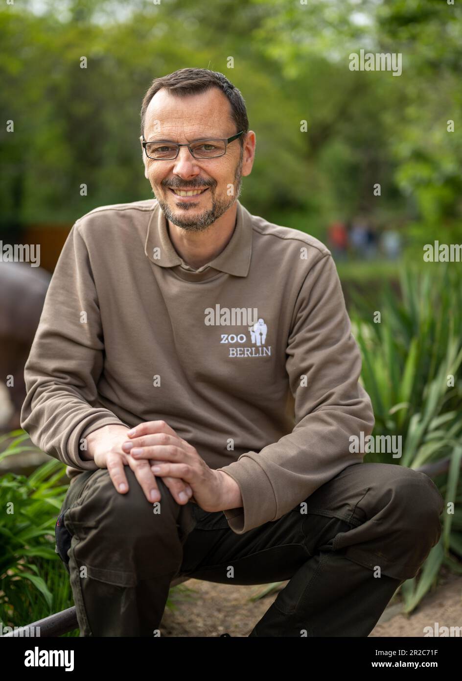 Berlin, Germany. 15th May, 2023. Veterinarian Andreas Pauly sits in ...