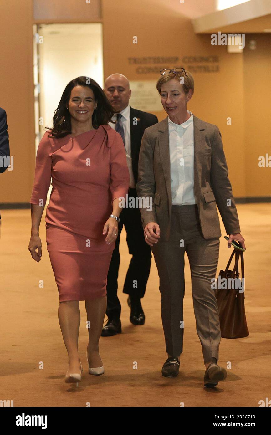 United Nations, New York, USA, May 18, 2023 - Katalin Novak, President ...