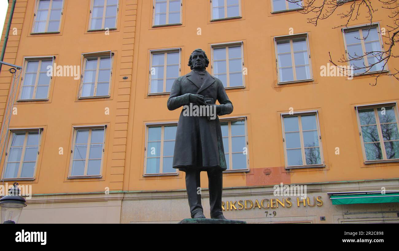 Lars Johan Hierta, Christian Eriksson 1927, Stockholm Stock Photo - Alamy