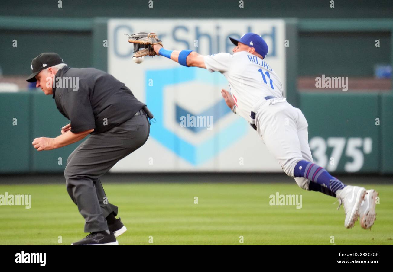 St. Louis, United States. 18th May, 2023. Second base umpire Paul Emmel ...