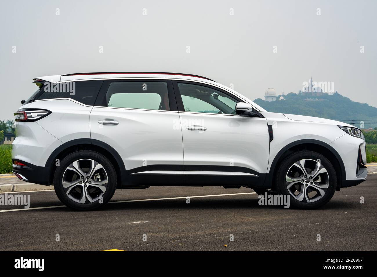 Chery Tiggo 7 Pro (badged at Tiggo 7 Plus for China) SUV car pictured ...