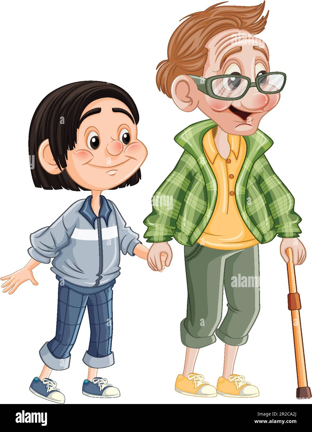 Grandfather And Granddaughter Clipart Grandfather And Granddaughter