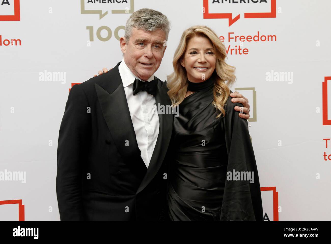 New York, United States. 18th May, 2023. Jay McInerney, left and ...