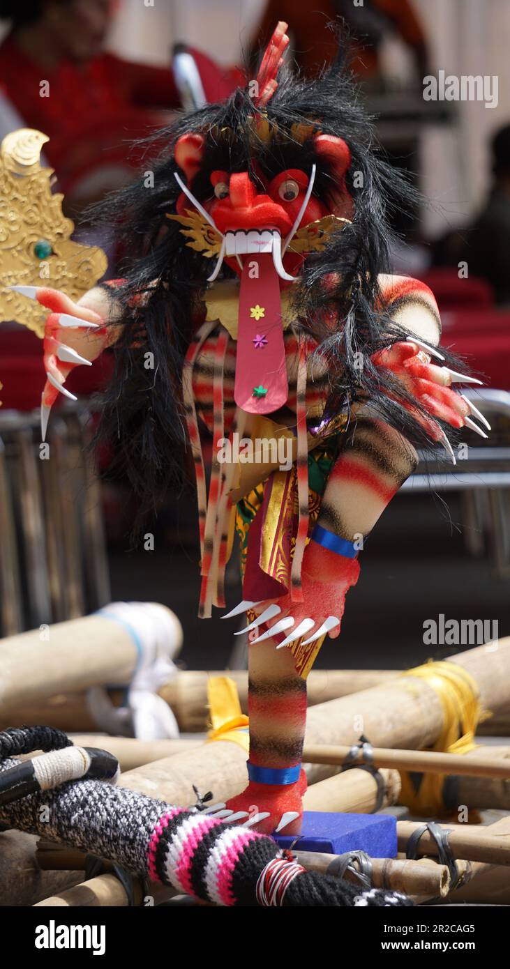 Statue of ogoh-ogoh. Ogoh-ogoh is statue that are paraded during the ...