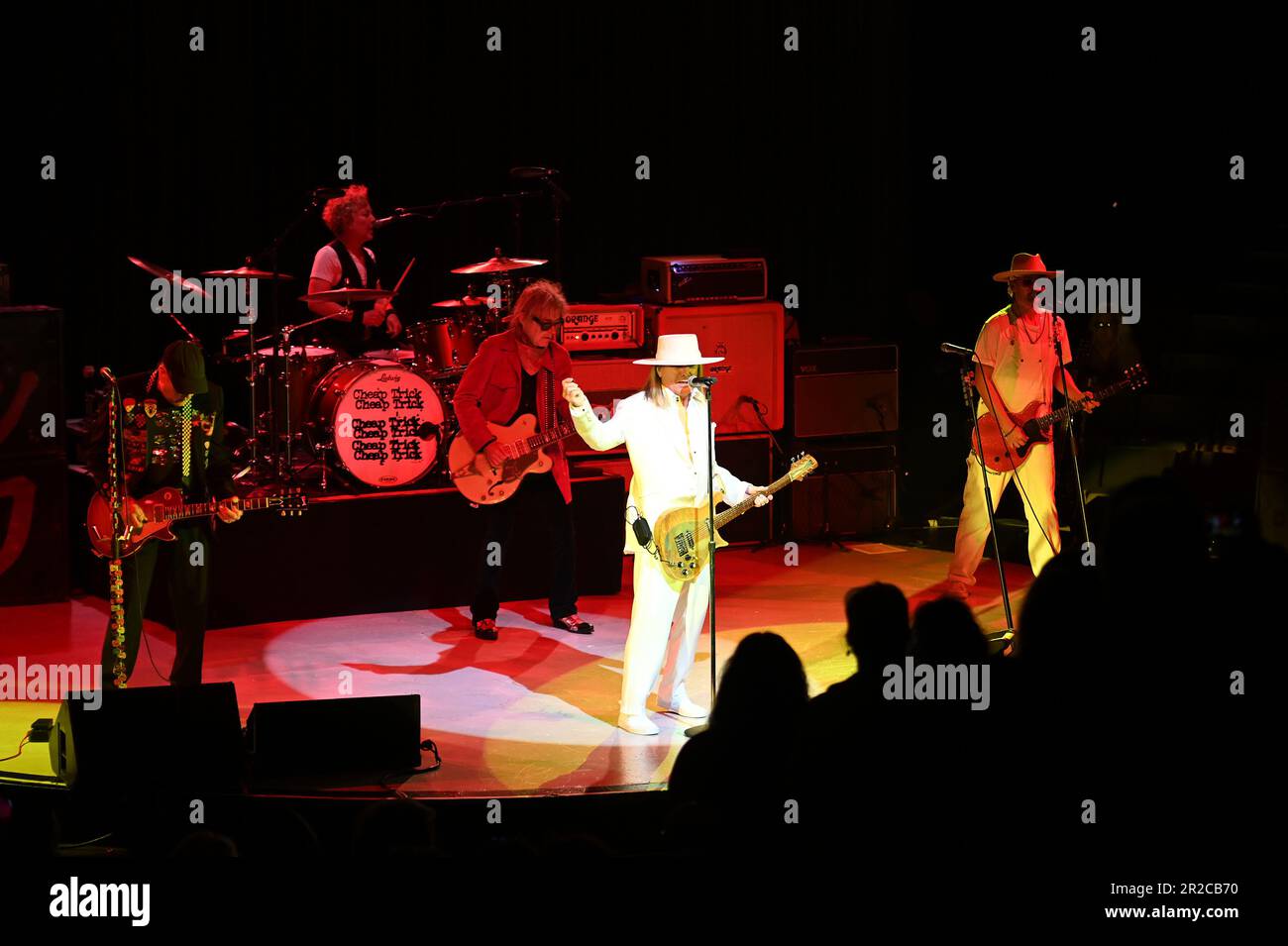 New York, USA. 18th May, 2023. Cheap Trick lead singer Robin Zander (c ...