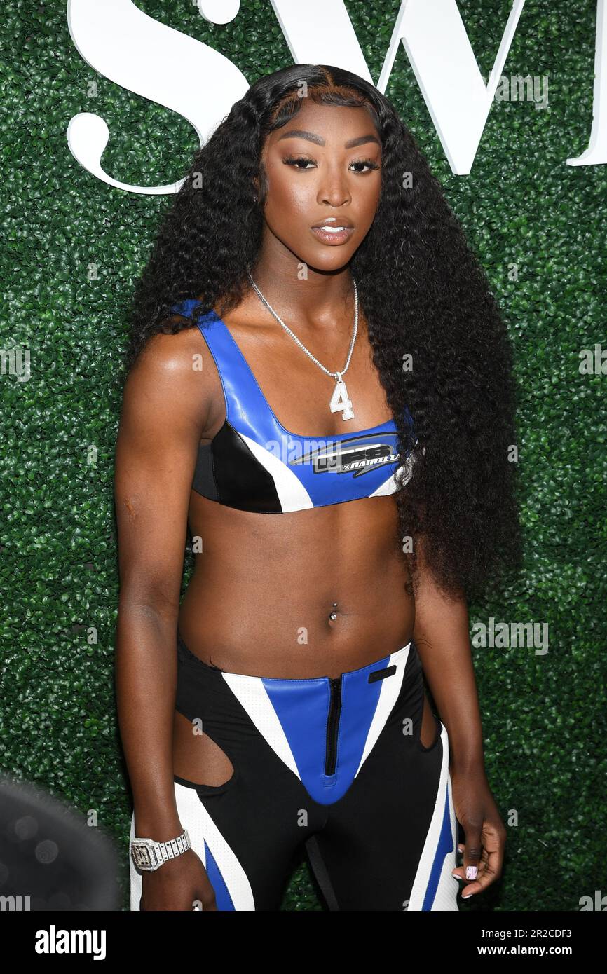 New York, USA. 18th May, 2023. Flau'jae Johnson walking the red carpet at the 2023 Sports ...