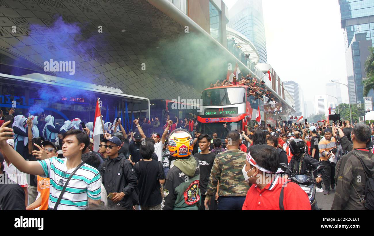 Jakarta, Jakarta, Indonesia. 19th May, 2023. the Indonesian football ...