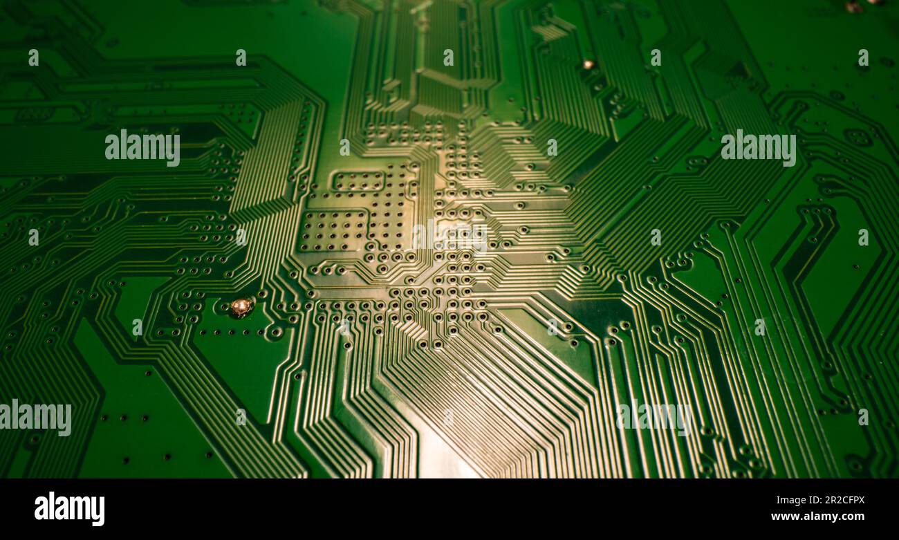 Electronic circuit board technology background. Electronic plate ...